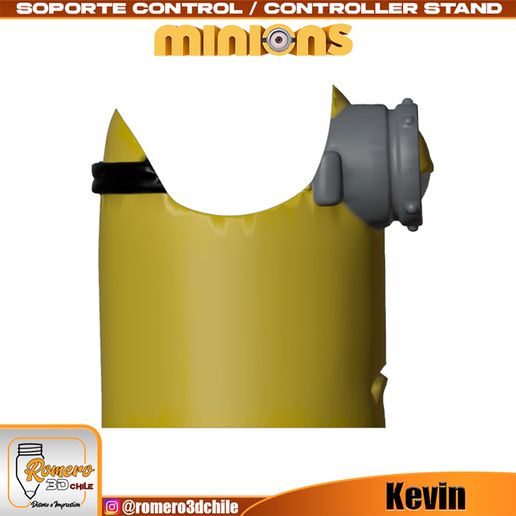 STL file Soporte Control Kevin / Minions 🎛️ ・3D print design to ...
