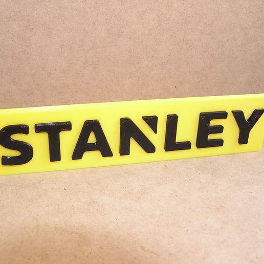 👾 Stanley Logo manufacturer of high quality tools・ STL File for 3D ...