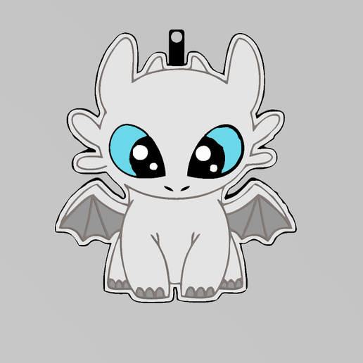 LLAVERO FURIA LUMINOSA (MULTICOLOR SIN AMS) 🍭・Archivo STL para ...