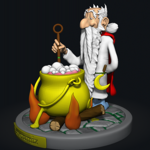 👫 Panoramix, the village druid・ STL File for 3D printing・Cults