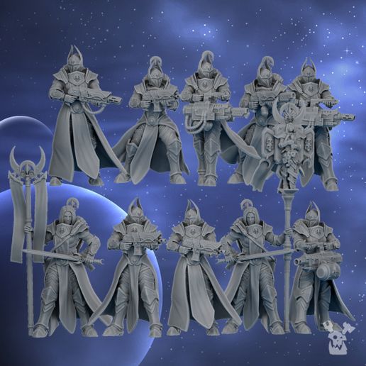 ⭐ Nova Star Squad build-kit & squad・ 3D File for 3D printing・Cults