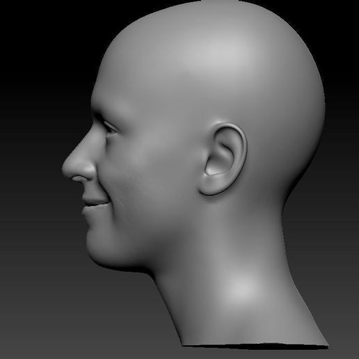 👄 Smile Closed Mouth Base mesh Stl 3d model for 3d printing・ 3D File ...