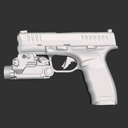STL file Springfield Hellcat Pro Nextorch WL30 Real Size 3D Gun Mold 🔫 ...