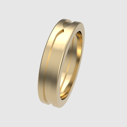 3D file Triple-Element Interlocking Band 3D print 💍 ・3D printer design ...