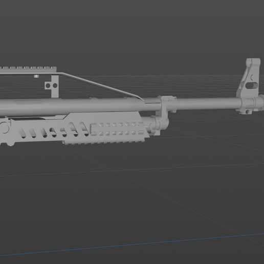 OBJ file Russian PKP (6P41) machine gun 3D model material-1 🔫 ・3D print ...