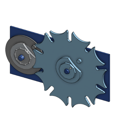 STL file 10-step Geneva wheel assembly 🛞 ・3D printer design to download ...