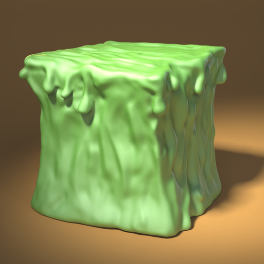 👹 Gelatinous Cube - DnD・Free STL File for 3D printing・Cults