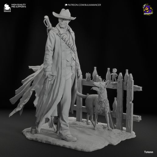 🔫 The Ghoul | Fallout | 237mm・ 3D File for 3D printing・Cults