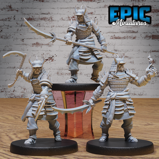 🗡️ Oni Samurai Set ‧ DnD Miniature ‧ Tabletop Miniatures ‧ Gaming ...