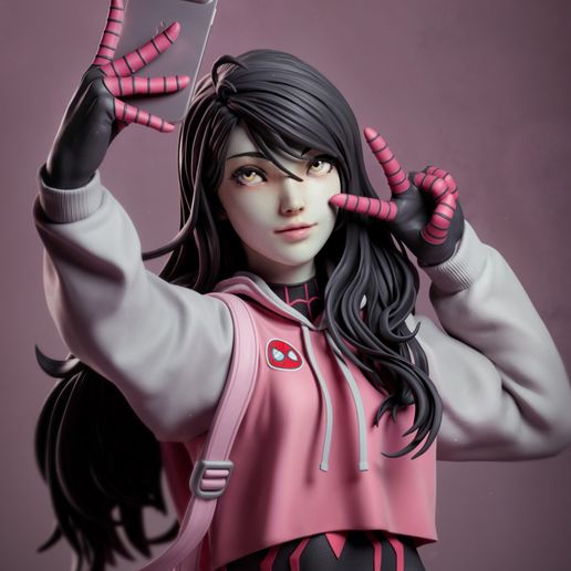 🕷️ Spidergirl 3D Print・ STL File for 3D printing・Cults
