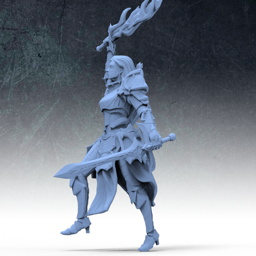 🎨 5 MINIATURE CHARACTER (DND,PATHFINDER,TABLETOP)・Free STL File for ・Cults