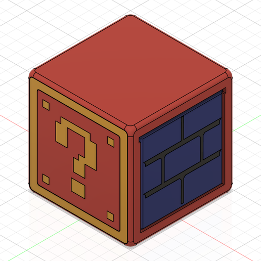 STL-Datei Super Mario Secret Box Brick Question Mark Print in Place 📦 ...