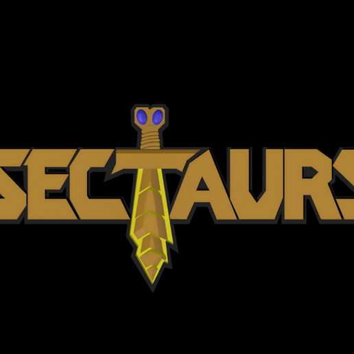 ⚔️ Sectaurs Logo・ STL File for 3D printing・Cults