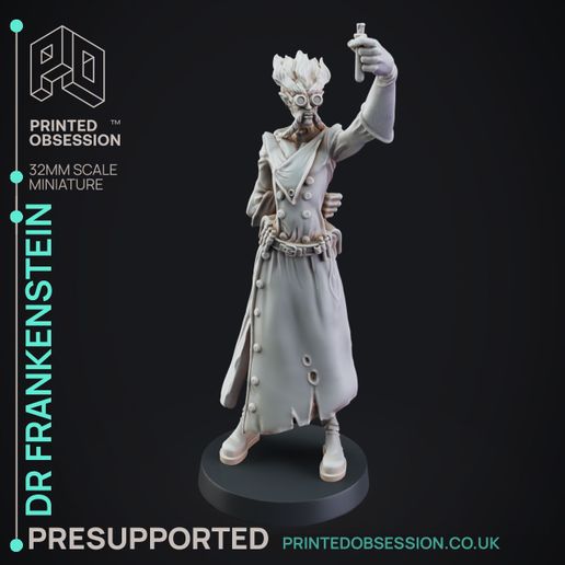 👹 Dr. Frankenstein - Dr Frankensteins Monster - PRESUPPORTED ...