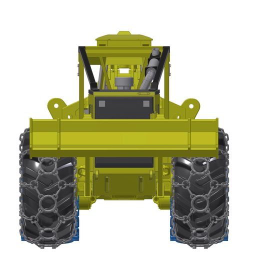 🚜 Tigercat 635E grapple skidder in 1/24 scale・ STL File for 3D printing ...