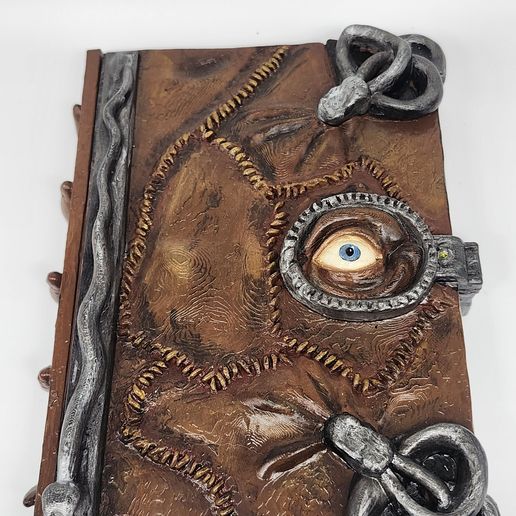 📦 Cursed Spellbook Jewelry Box –Watching Eye Grimoire STL・ STL File for ...