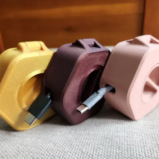 🔌 Enrouleur de câble・Fichier STL pour Impression 3D・Cults