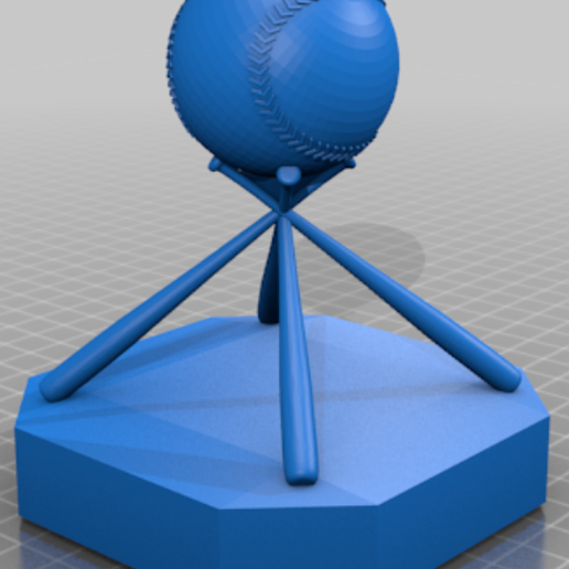 ⚾ Baseball Trophy・Free STL File for 3D printing・Cults