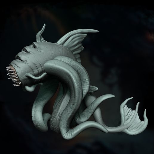 3D file Aboleth Dnd monster 👹 ・Design to download and 3D print・Cults