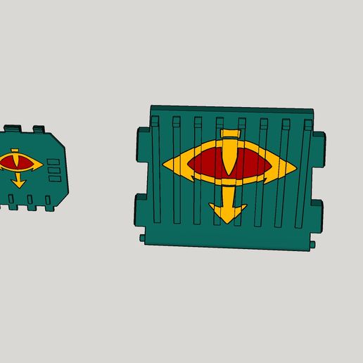 🚪 XVI LEGIO HEAVY ASSAULT GUNSHIP CUSTOM DOORS・Free STL File for 3D ...