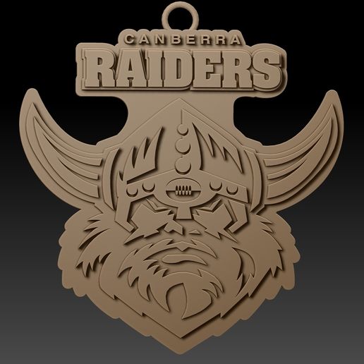 🗝️ NRL Canberra Raiders keychain badge color printable and renderable ...