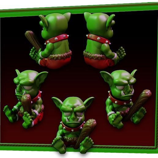 3D file Goblin fidget 👺 ・3D print design to download・Cults