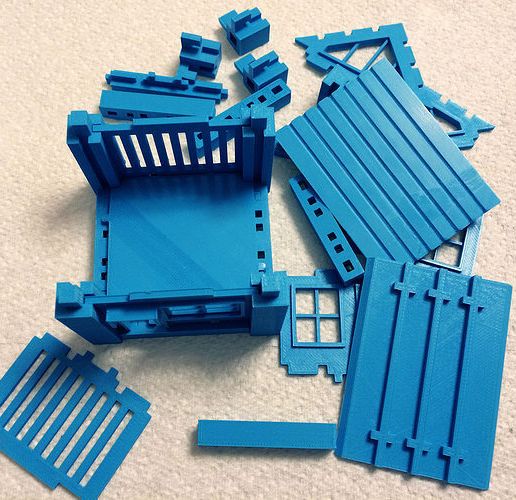 🏠 Buildable architecture se, forms a house・ STL File for 3D printing・Cults