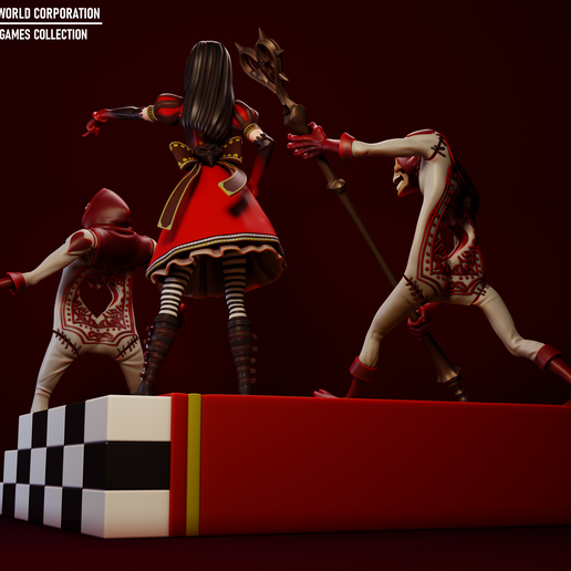 🦸 Alice "Royal Suit" | Alice: Madness Returns.・ 3D File for ・Cults