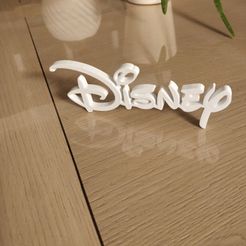3D print LOGO DISNEY • made with Toca un clip para pegarlo en el cuadro ...
