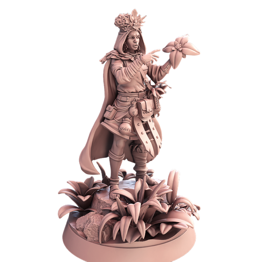 ♀️ Druid Female・ STL File for 3D printing・Cults
