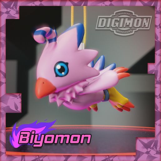 STL file Digimon: Biyomon 🐉 (OBJ and 3MF)・3D printable model to ...