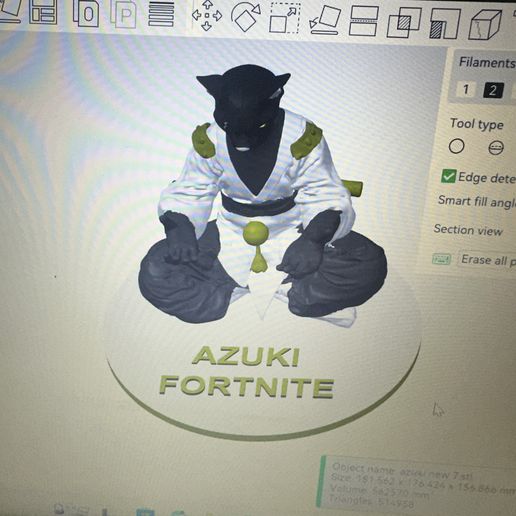 🎮 Fortnite Azuki Video Game Controller Holder・ STL File for 3D printing ...