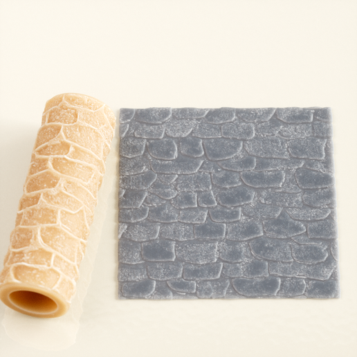 stone tile texture roller
