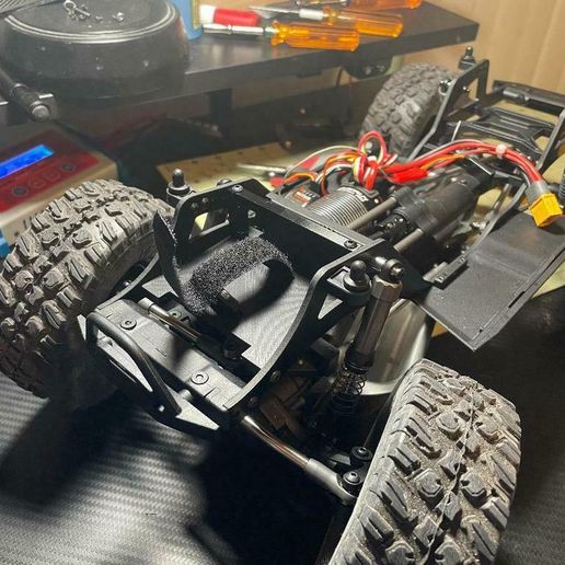 🔋 SCX10 PRO front battery tray・ STL File for ・Cults