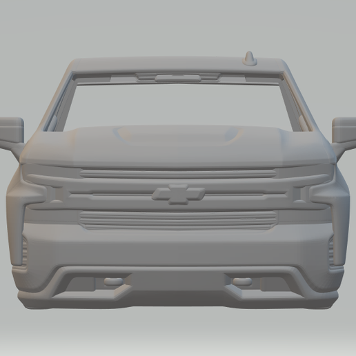 STL file Chevrolet silverado zl71 🚙 ・3D printable design to download・Cults