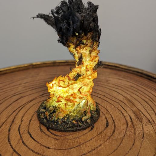 🔥 Fire Pillar Template 3 Inches・ 3D File for 3D printing・Cults