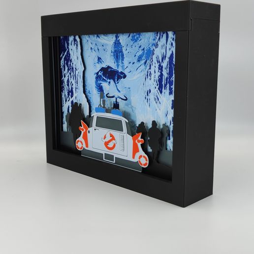 Ghostbusters Frozen Empire Shadow Box 👻・Free STL File for 3D printing・Cults