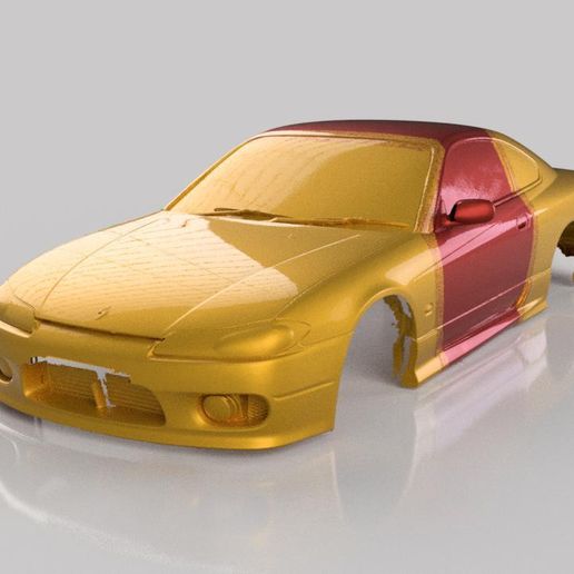 🩻 NISSAN SILVIA S15 - FRONT DOOR/ROOF - 3D SCAN・ STL File for 3D ...