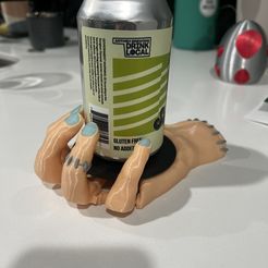 ☕ MUG HAND: HALLOWEEN SELF-ADJUSTING COASTER・3D Print with the Ender 3 ...