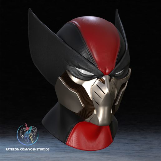 🖨️ Ultimate Wolverine Mask 3D Printer File STL・ STL File for 3D ...