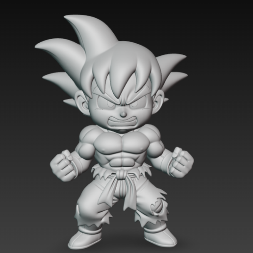 👾 GOKU・Free STL File for 3D printing・Cults