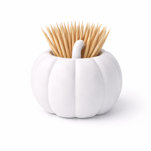 🎃 Pumpkin Toothpick Holder – Cute Mini Container STL・Free STL File for ...