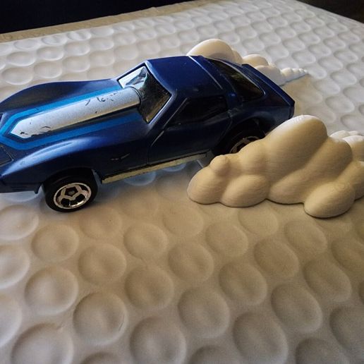 🚗 Car Smoke Tire Burnout - For 1/64 scale Hotwheels/Matchbox cars, die ...
