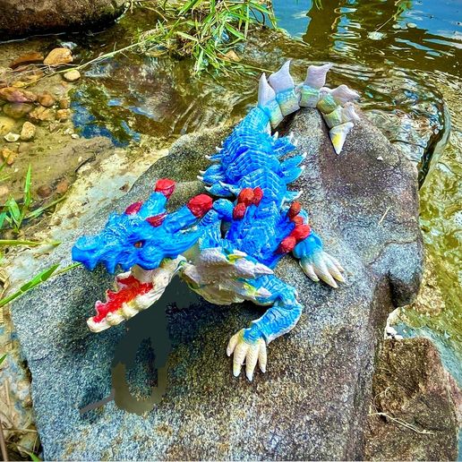 👹 FLEXI LAGIACRUS, ARTICULATING MONSTER HUNTER FIGURE・ STL File for 3D ...