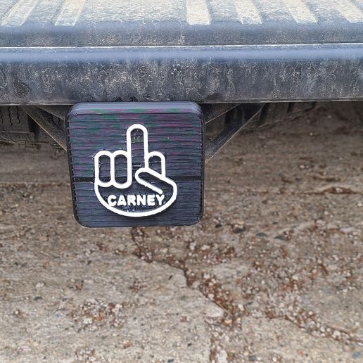 🔞 F Carney Hitch Cover・Free STL File for 3D printing・Cults