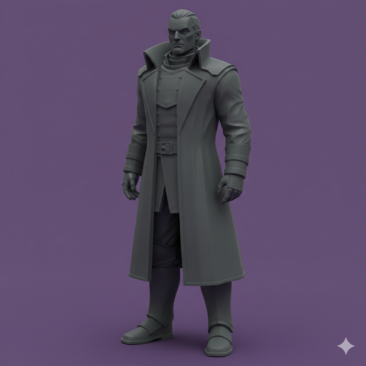 🔨 Gregor Eisenhorn 3D Model, War hammer 40K character, sci-fi, grimdark ...