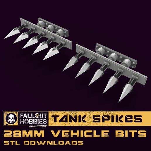 🛰 Chaotic Space Soldier APC Tank Spikes・ 3D File for 3D printing・Cults