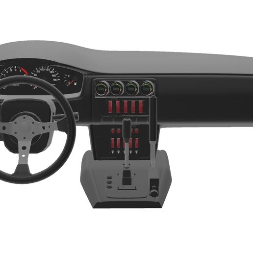 🏎️ S14 RC Dashboard 1/10 Scale・ STL File for 3D printing・Cults