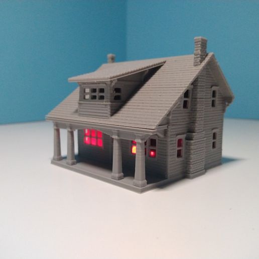 🏠 N-Scale House 'The Sunbeam' 1:160 Scale STL Files・ 3D File for 3D ...