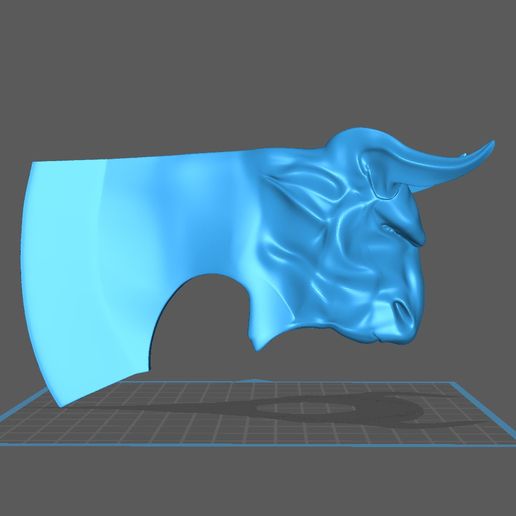 STL file Bulls axe blade 🪓 ・3D print model to download・Cults